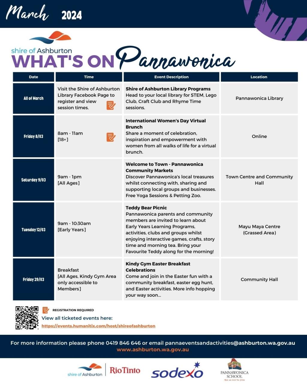 Pannawonica - Whats On March 2024 » Shire of Ashburton