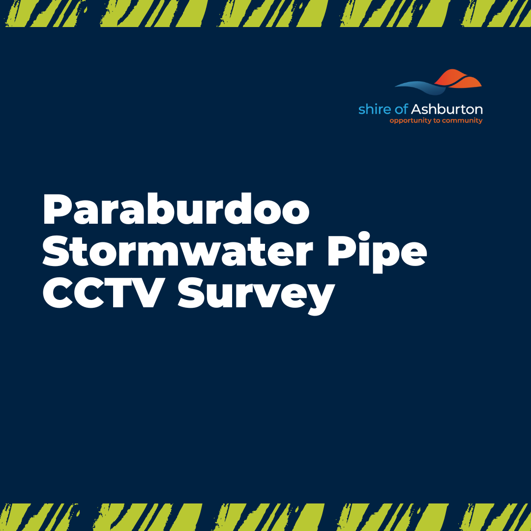 News Story - Paraburdoo Stormwater Pipe Survey » Shire of Ashburton