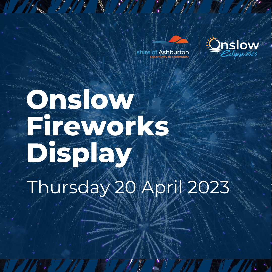 News Story - Onslow Solar Eclipse MV Marine & Diving Fireworks Display ...